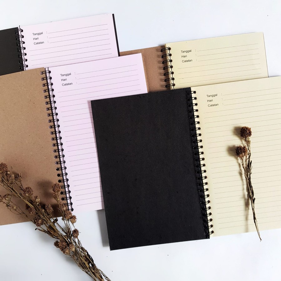 Jual BUKU CATATAN A5/ BUKU TULIS BERGARIS / BUKU CATATAN HEMAT / BUKU ...