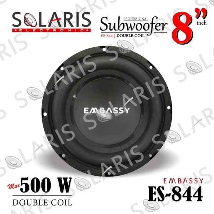 Jual Subwoofer 8 Inch 500 Watt Embassy Es-844 Double Coil Magnet Bsesar | Shopee Indonesia