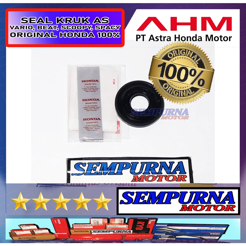 Jual 91202-KVB-901 Seal Sil Kruk As Kiri Vario Beat Scoopy Spacy 100% Original Honda Asli Ori ...
