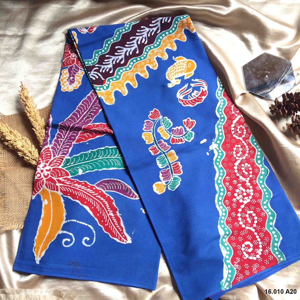 Jual Batik Tulis Asli Madura -Udang Bandeng -Warna Biru -New Arrivals ...