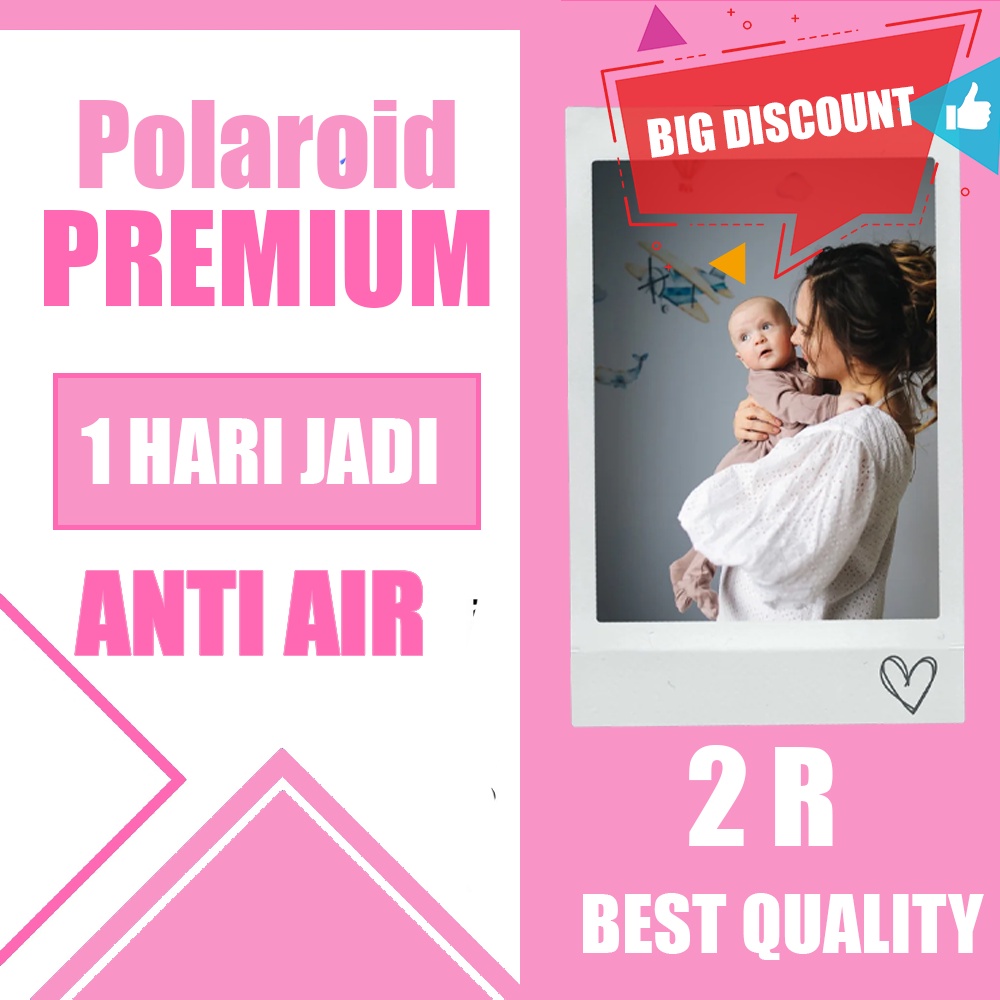Jual CETAK POLAROID 2R 1 HARI JADI BEBAS PILIH WARNA FRAME | Shopee Indonesia