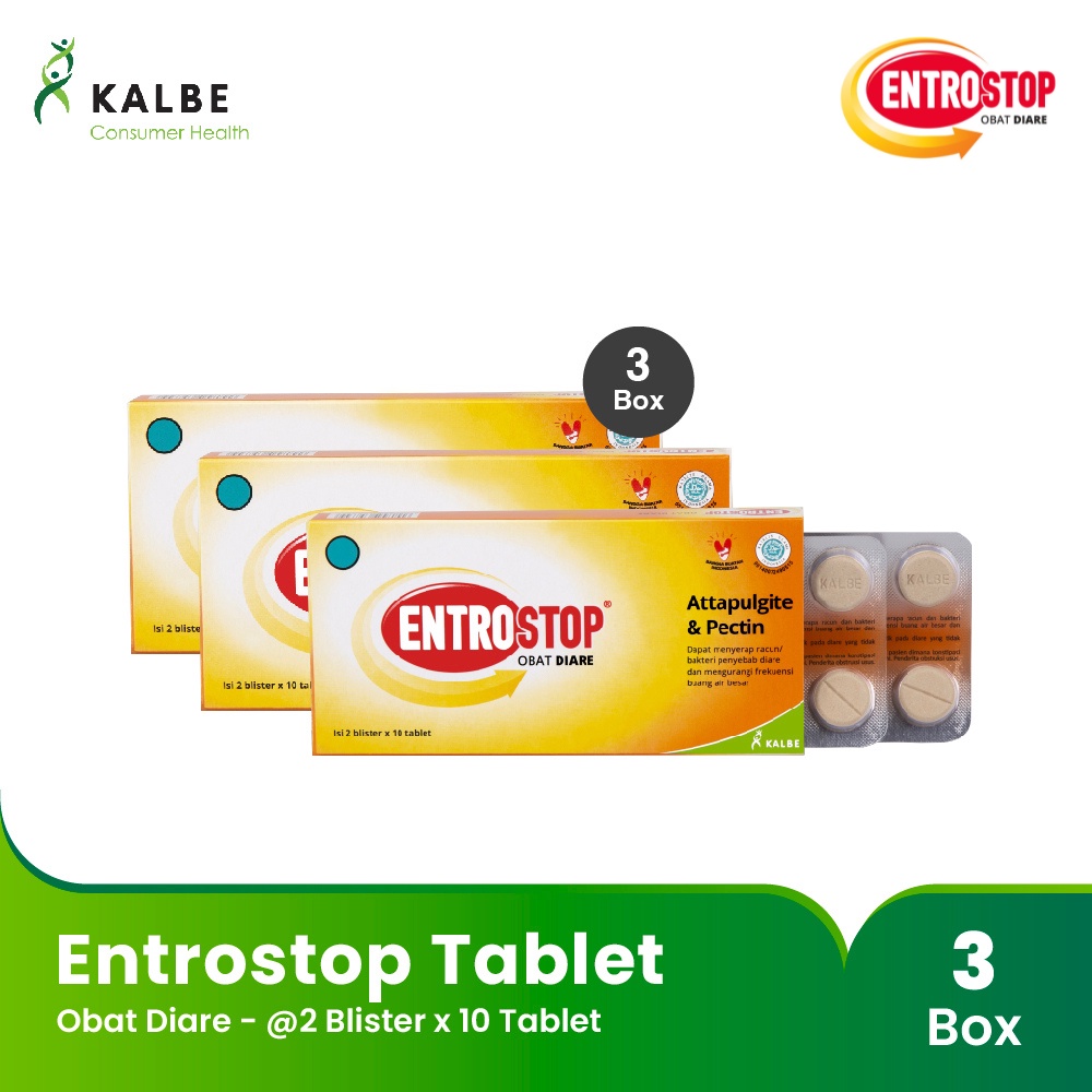 Jual Entrostop Tablet - Obat Diare | Shopee Indonesia