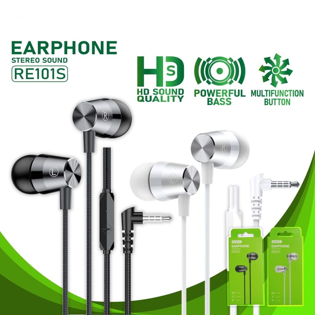 Jual HEADSET ROBOT RE-101S HANDSFREE EARPHONE ROBOT RE101S ORIGINAL ...