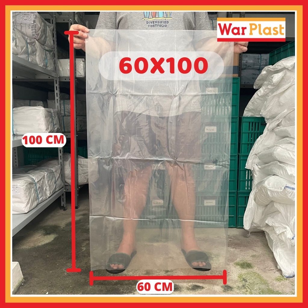 Jual Plastik JUMBO 120x200cm & 90x120 TEBAL PE Anti Sobek Bocor Air ...