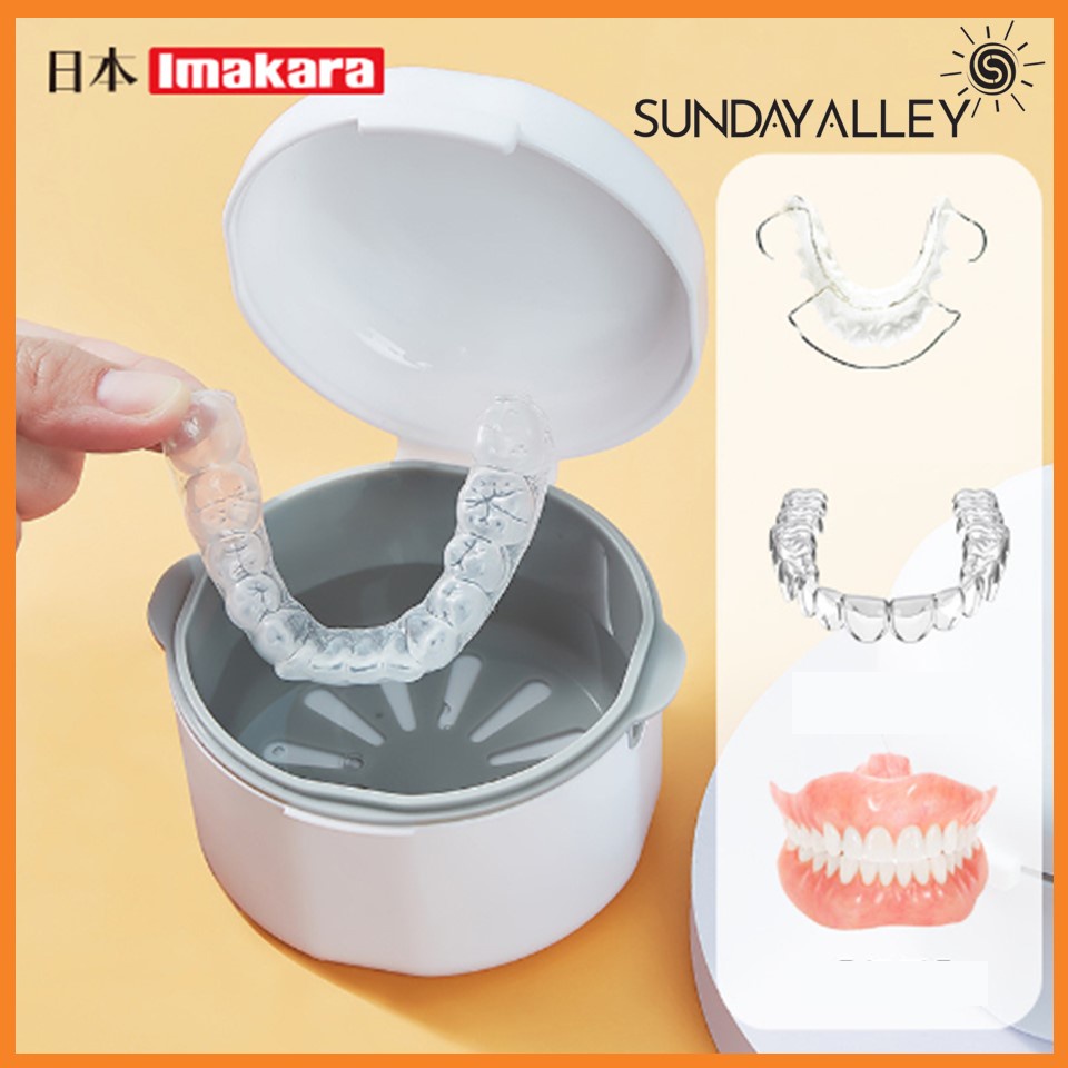 Jual Sunday Alley - IMAKARA Tempat Gigi Palsu Anak Dewasa Travel Kecil ...