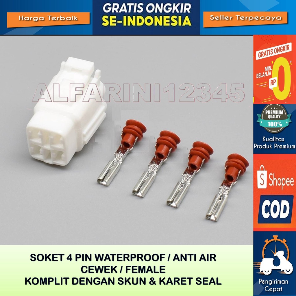 Jual Socket Soket DLC Yamaha Diagnostic Scanner 4 pin - YAMAHA 4 Pin To ...