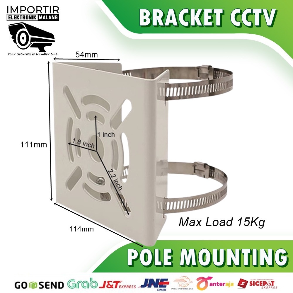 Jual Bracket Cctv Pole Mounting / Bracket Tiang - IEM | Shopee Indonesia