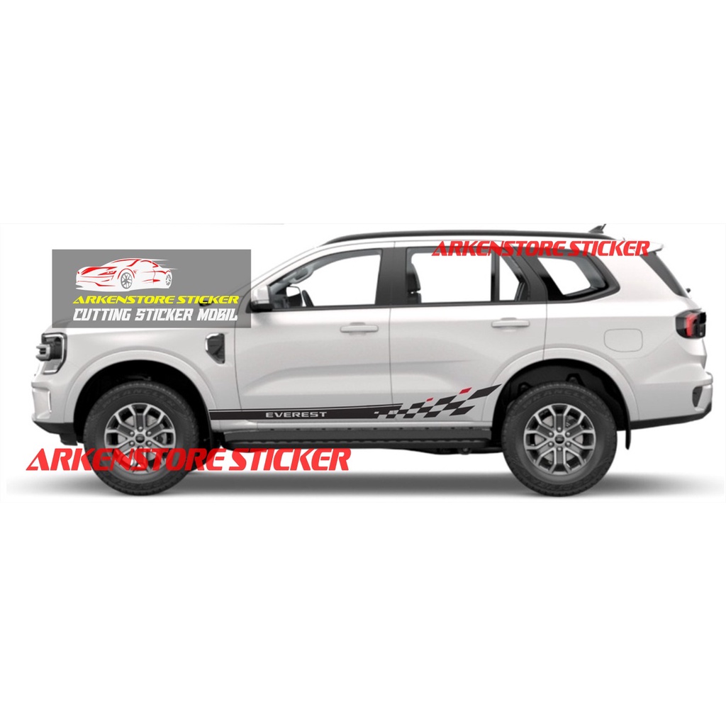 Jual cutting sticker mobil everest sticker mobil ford everest terbaru ...