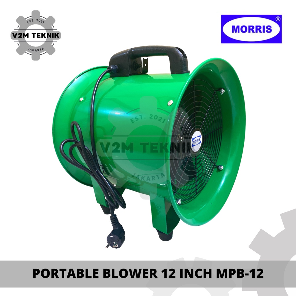 Jual MORRIS Portable Blower 12 Inch / Kipas Angin Exhaust Fan 12" MPB ...