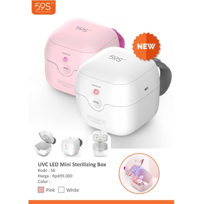 Jual 59S UVC LED Mini Sterilizing Box Mesin Alat Steril UV Sterilizer | Shopee Indonesia