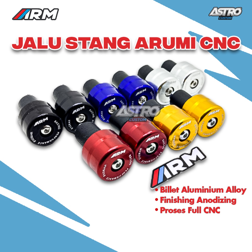 Jual Jalu Stang Motor Bulat End Bar Vario Beat Aerox Nmax PCX Mio CBR ...