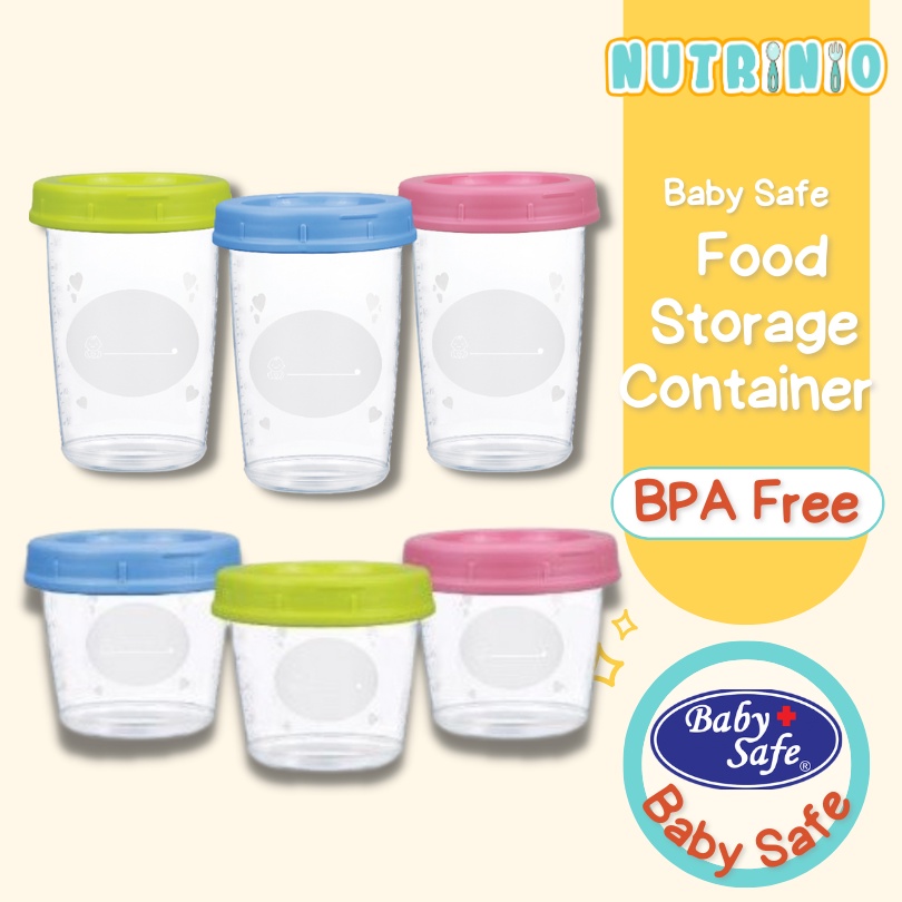 Jual Baby Safe Food Storage Container 120 ml & 240ml | Shopee Indonesia