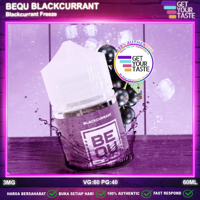 Jual Liquid Bequ Blackcurrant 60ML BEKU by Poda x Ray Vapor x FVS ...