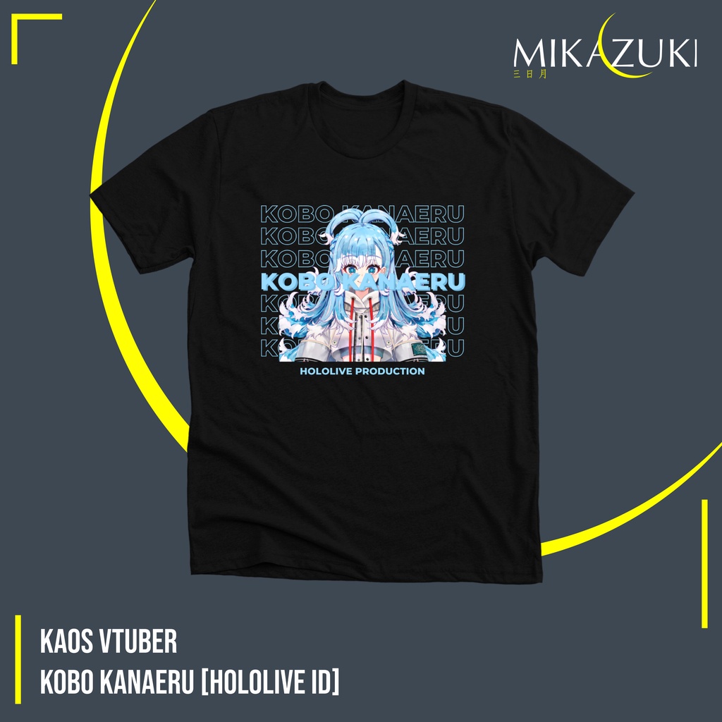Jual Mikazuki T-Shirt Kaos Vtuber Kobo Kanaeru [Hololive ID] | Shopee ...