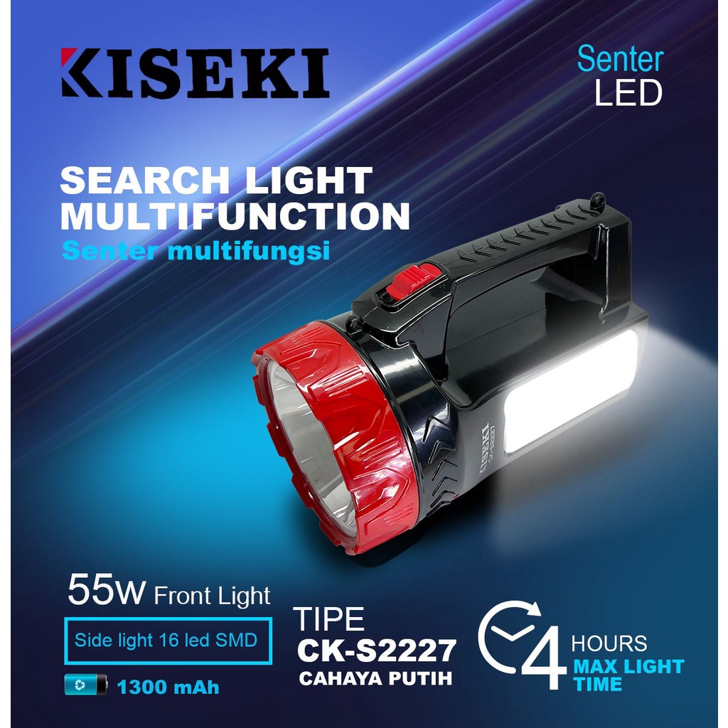 Jual Kiseki Senter CK-S2227 Senter Tangan Jumbo 55Watt Emergency Led ...