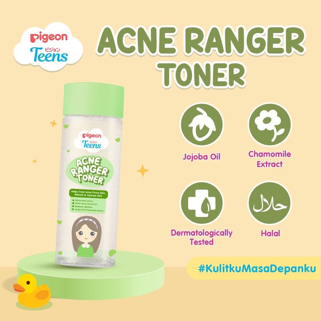 Jual BPOM Pigeon Teens Acne Ranger Toner 95ml Jerawat Acne | Shopee ...
