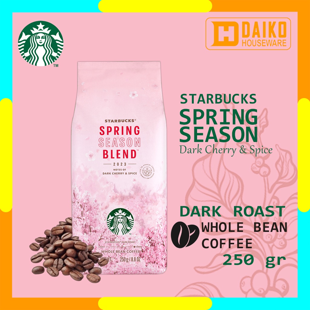 Jual Kopi Whole Bean Starbucks Spring Season Blend 2023 Dark Roast ...