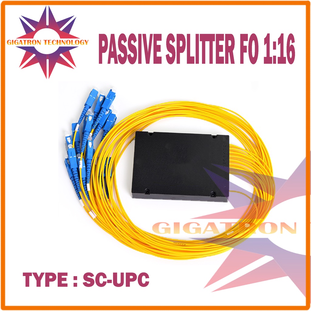 Jual Fiber Optic SC UPC PLC 1:16 Passive Splitter Ratio Coupler Cable ...