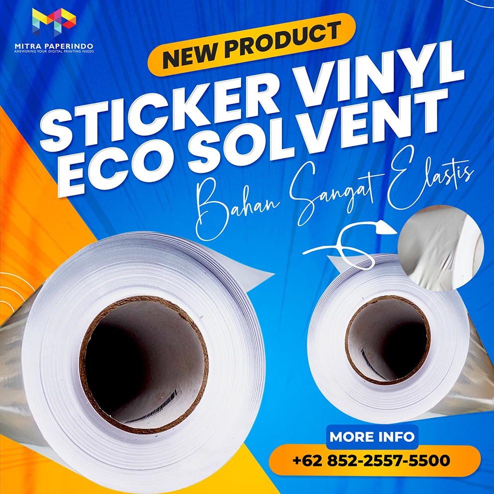 Jual Sticker Ecosolvent MACTAC JT8200 Vinyl Decal Printable White ...
