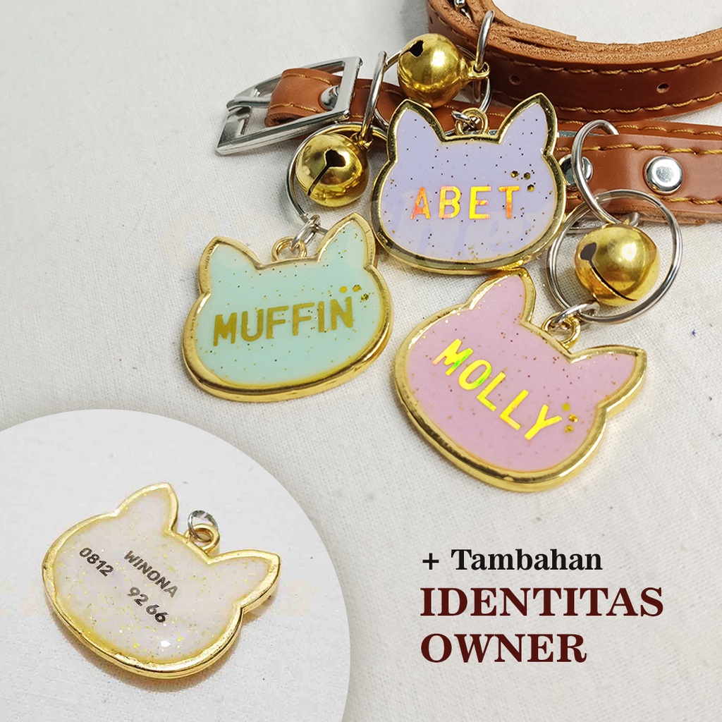 Jual KALUNG KUCING CUSTOM NAMA KETERANGAN IDENTITAS OWNER - YOGHURT ...