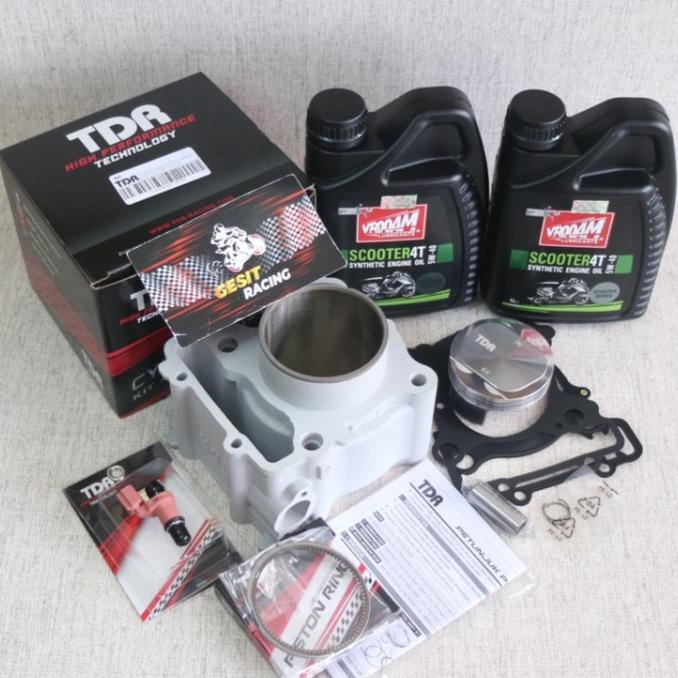 Jual Blok Bore Up Tdr 76Mm-300Cc Ceramic Cylinder Xmax + Injector 240Cc ...