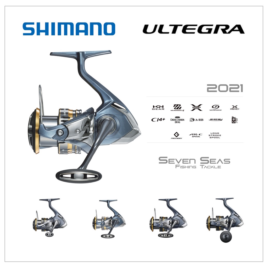 Jual Shimano Ultegra 2021 1000 C2000 2500 C3000 4000 5000 Spinning Reel Pancing | Shopee Indonesia