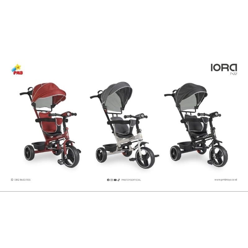 Jual Sepeda Anak Roda Tiga IORA PMB T22 | Shopee Indonesia