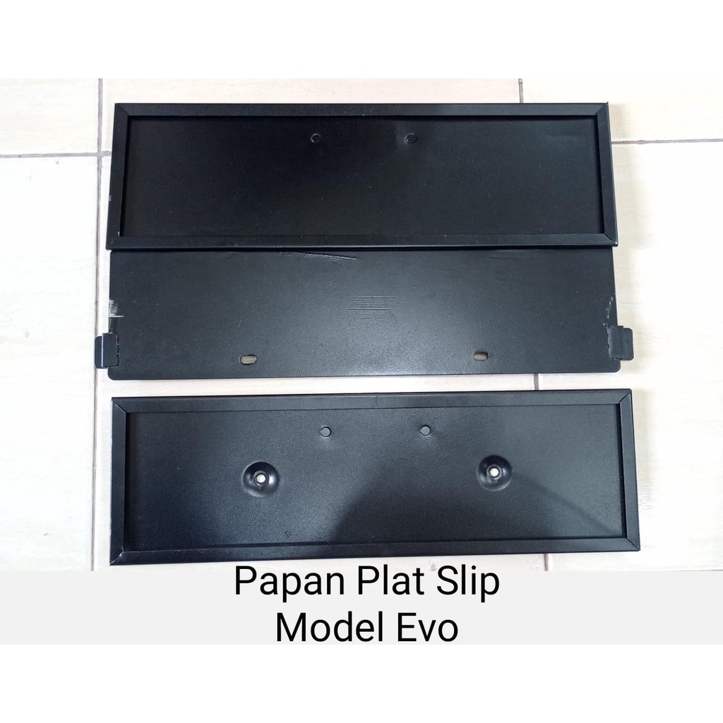 Jual Dudukan Papan Plat Nomor Hitam Model Ganti Bahan Besi | Shopee ...