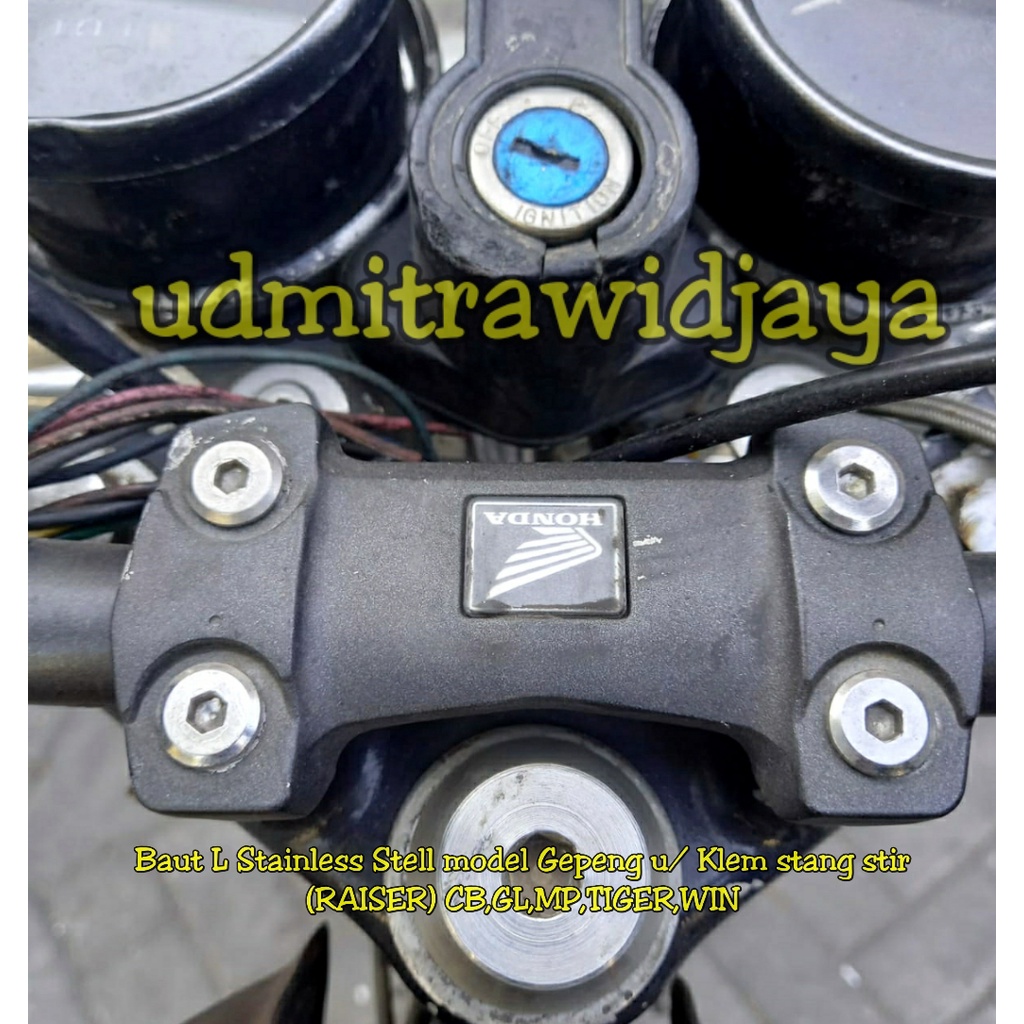 Jual Baut L stainles stell SS Klem Stang Stir Raiser baut L model ...