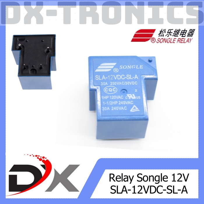 Jual Relay Songle SLA-12VDC-SL-A 12V 30A Relay Kodok 4 pin | Shopee ...