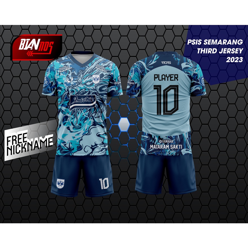 Jual JERSEY PSIS SEMARANG THIRD (3RD) 2022?2023 FULL PRINTING (GRATIS ...