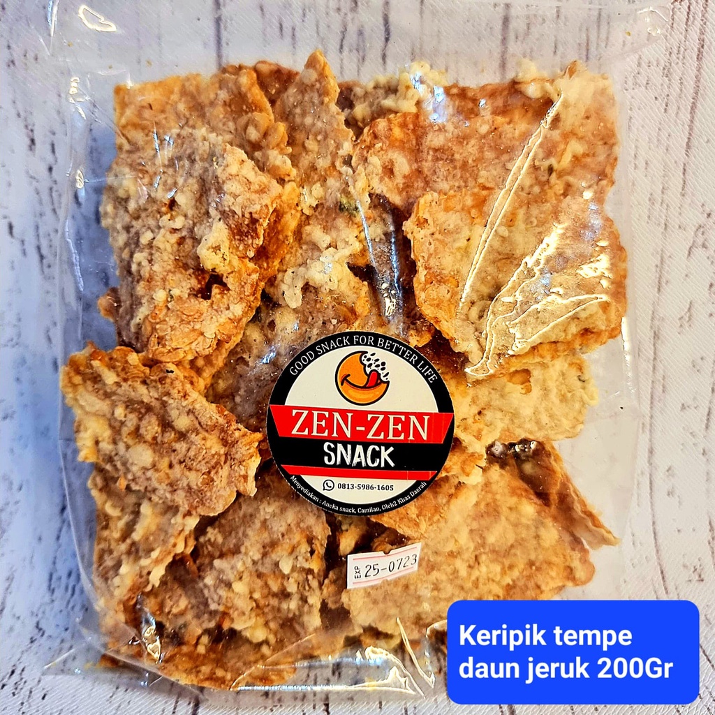 Jual KERIPIK TEMPE CRISPY DAUN JERUK 200GR | Shopee Indonesia