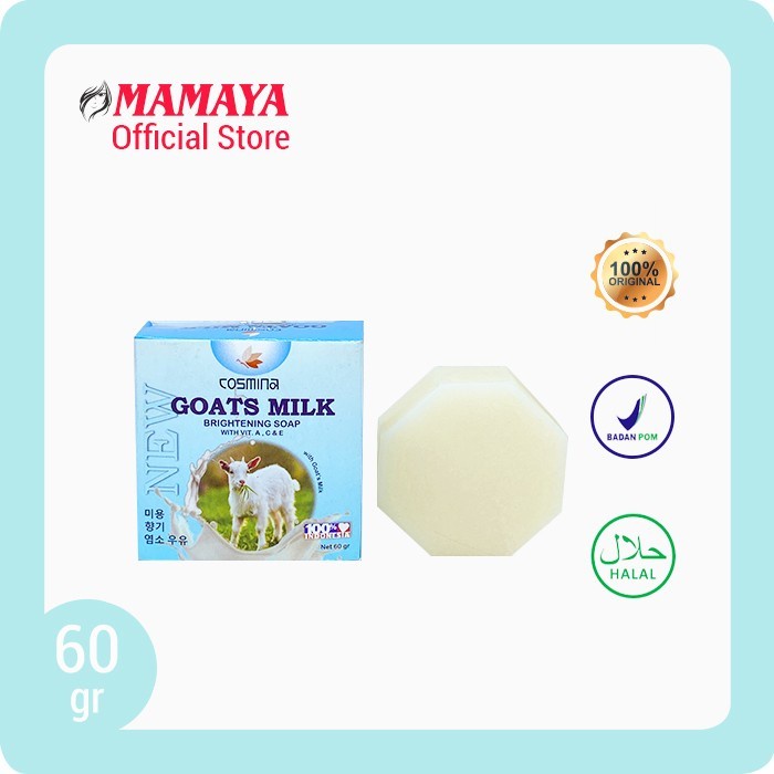 Jual Cosmina Goats Milk Brightening Soap 60gr | Shopee Indonesia