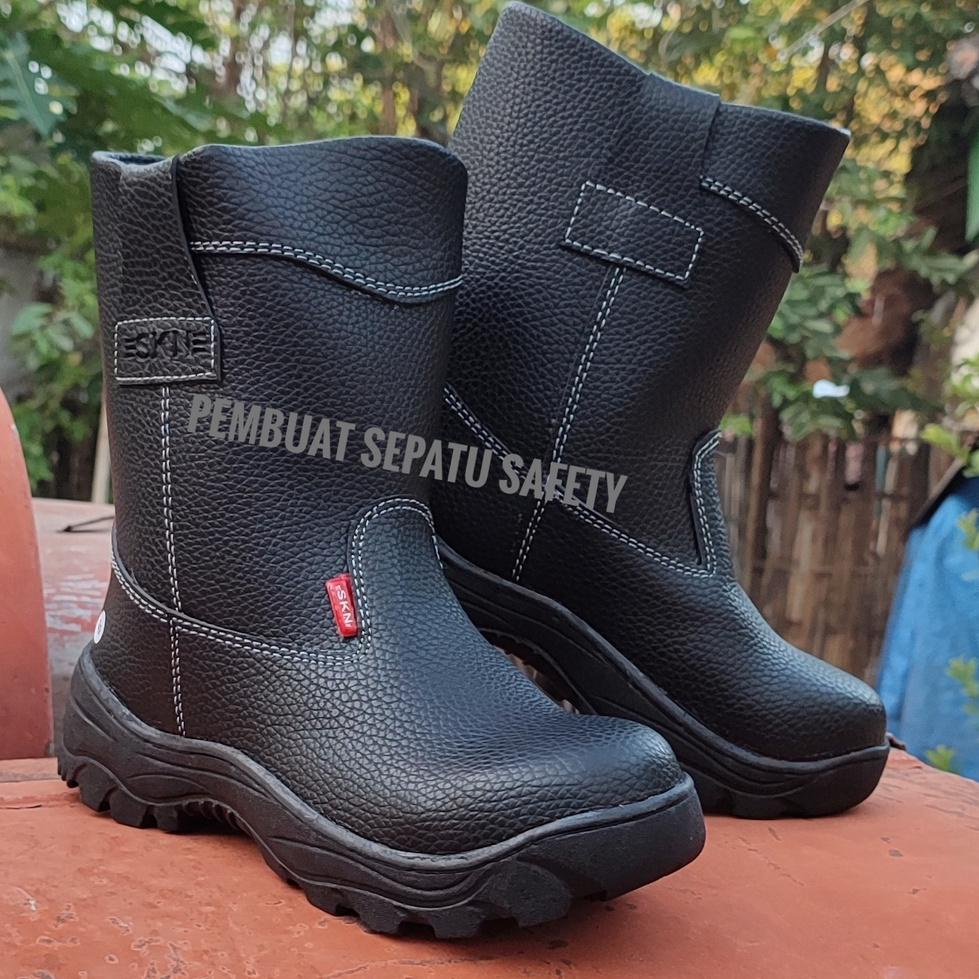 Jual PALING DICARI Sepatu Safety Boot Terbaru Ujung besi Bahan Import ...