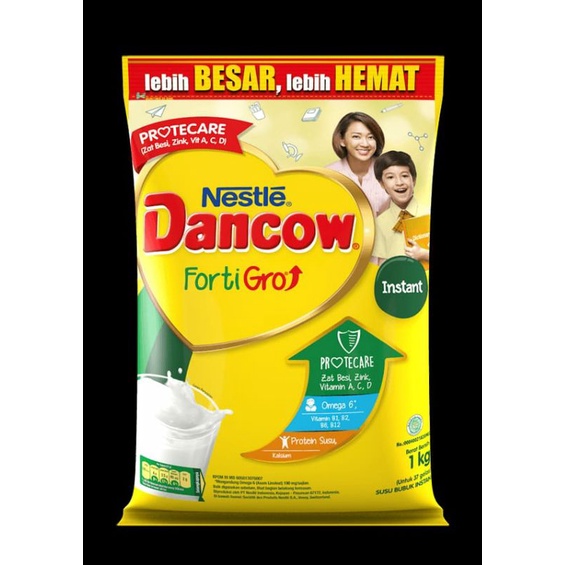 Jual susu dancow fortigro full cream 800gr 1kg | Shopee Indonesia