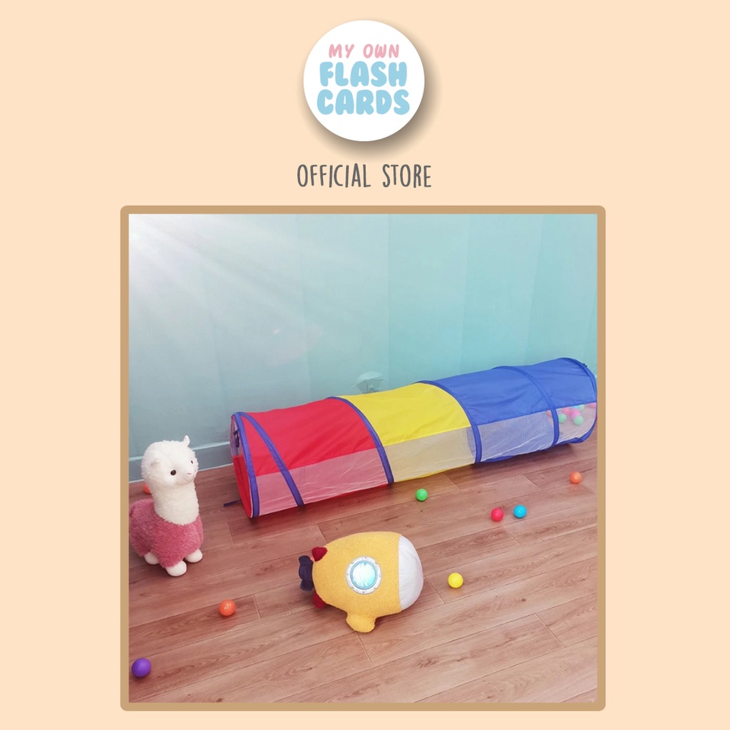 Jual Mainan Terapi Motorik Kasar Terowongan Merangkak Foldable Crawling ...