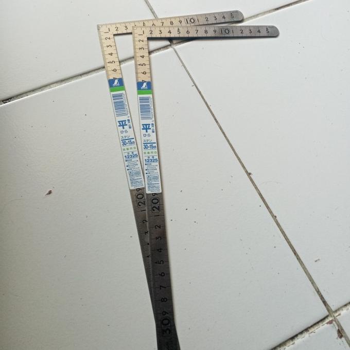 Jual Shinwa penggaris siku 12325 30 x 15cm | Shopee Indonesia