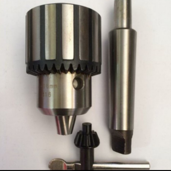 Jual Produk Terbaru 1 Set Drill Chuck / Kepala Bor 16 Mm Jt3 + Adapter ...