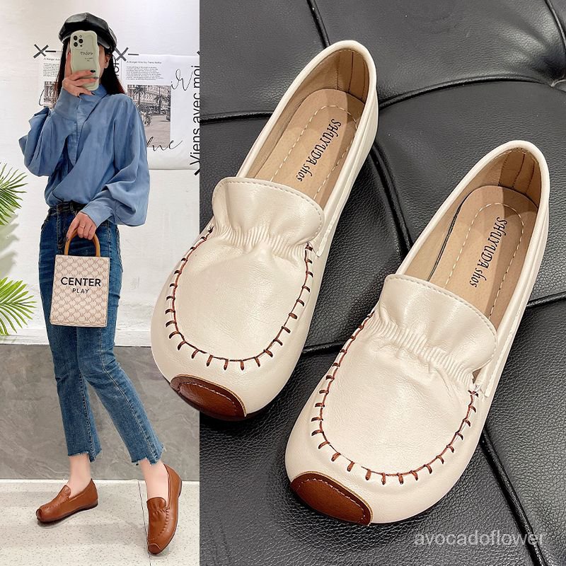 Jual Sepatu ibu model musim semi dan musim gugur sepatu kacang sepatu ...
