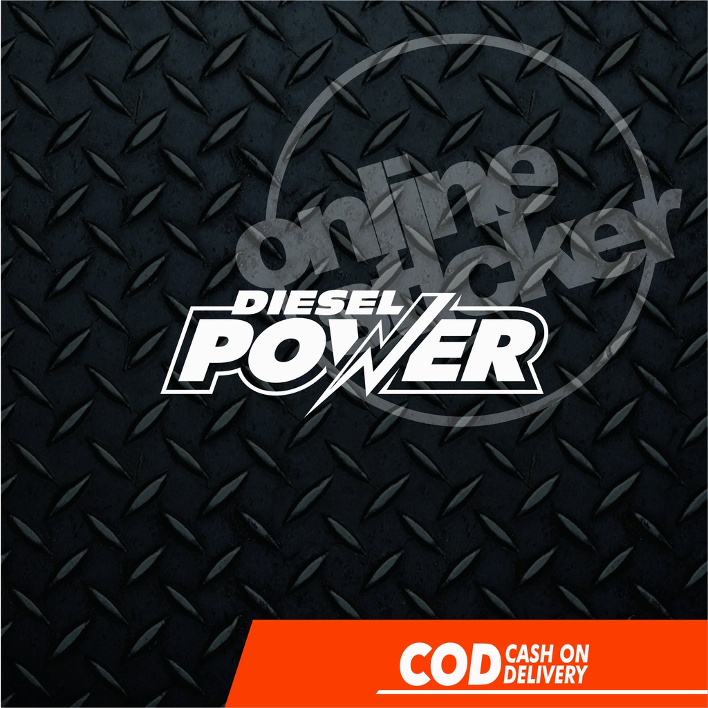 Jual sticker diesel power terbaru | cutting menyala | Shopee Indonesia