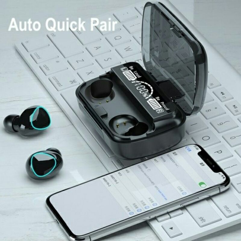 Jual HEADSET TWS WIRELESS/TWS BTH-F9-5/TWS NEWEST M19/TWS NEWEST M10 ...