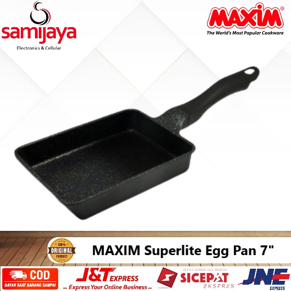 Jual MAXIM Superlite Egg Pan 7" Wajan Penggorengan Telur Anti Lengket 18cm | Shopee Indonesia