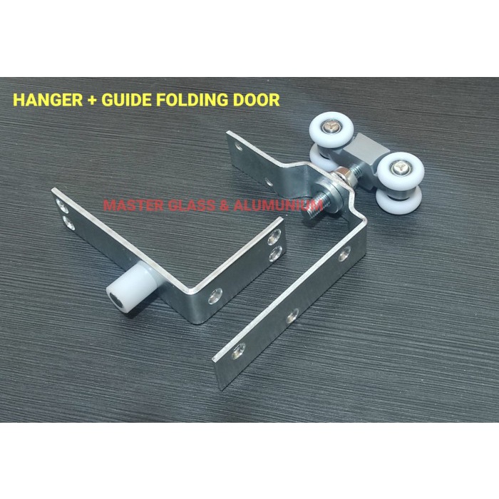 Jual Roda Pintu Lipat 1 Set Atas Bawah Guide Nylon | Shopee Indonesia