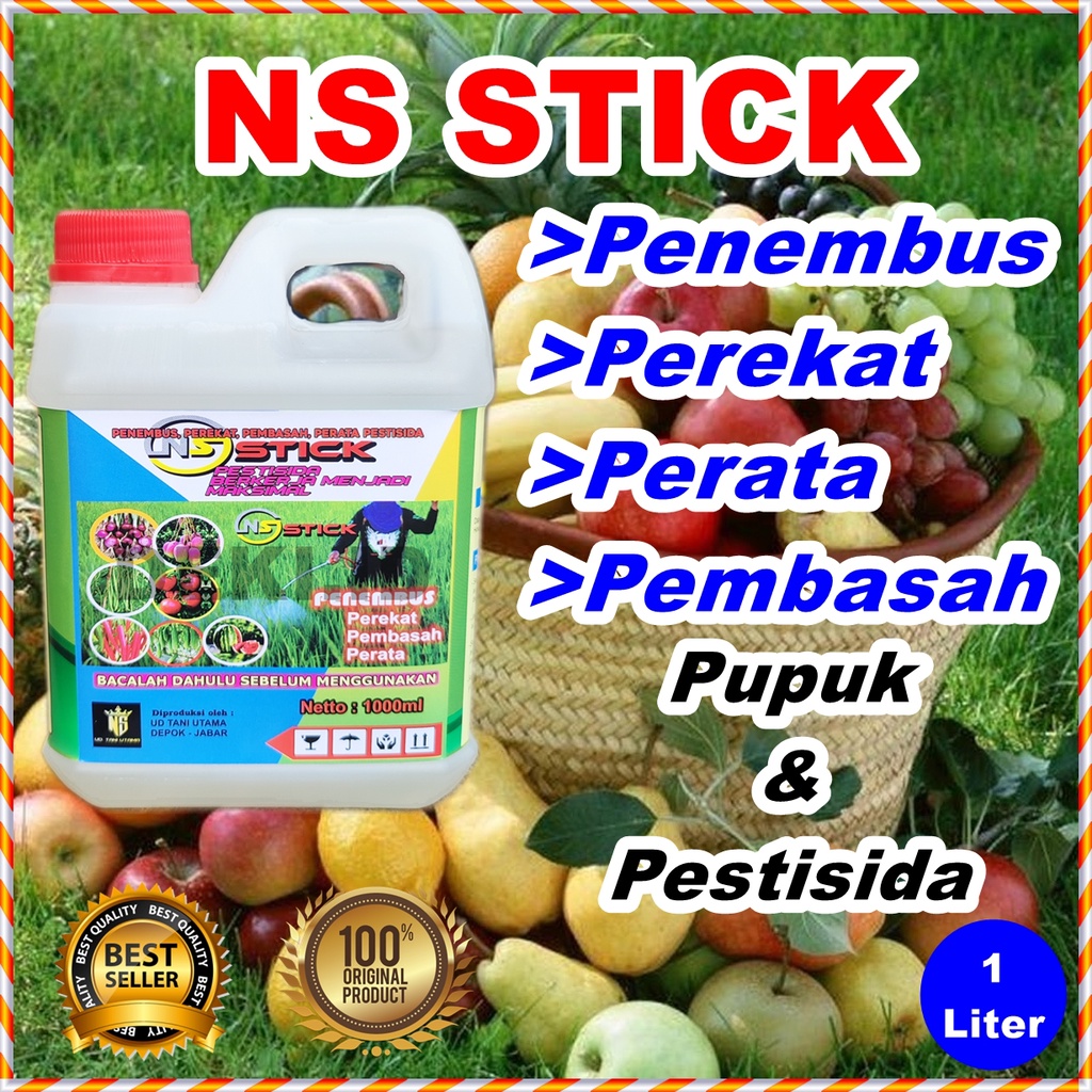 Jual NS Stick 1 Liter Perekat Perata Pestisida Fungisida Insektisida ...