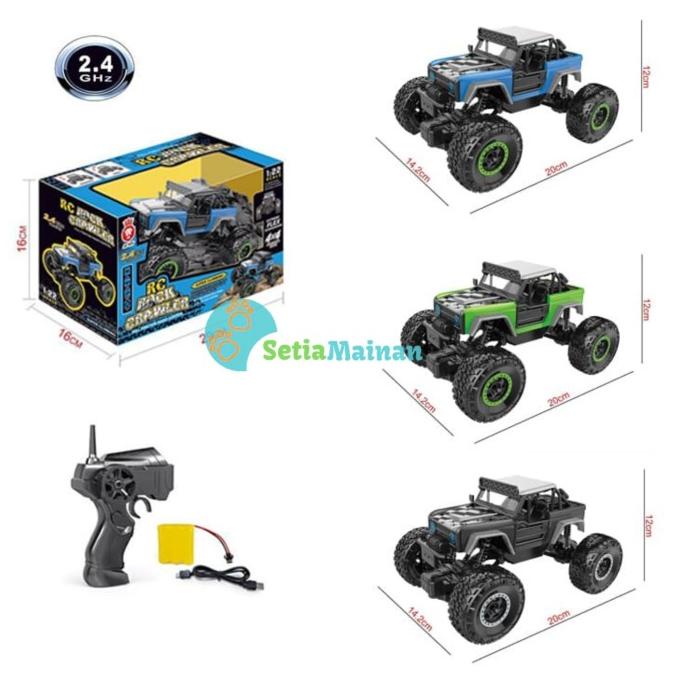 Jual Mainan Mobil RC Rock Crawler - Mobil Jeep Off Road 4WD Murah ...