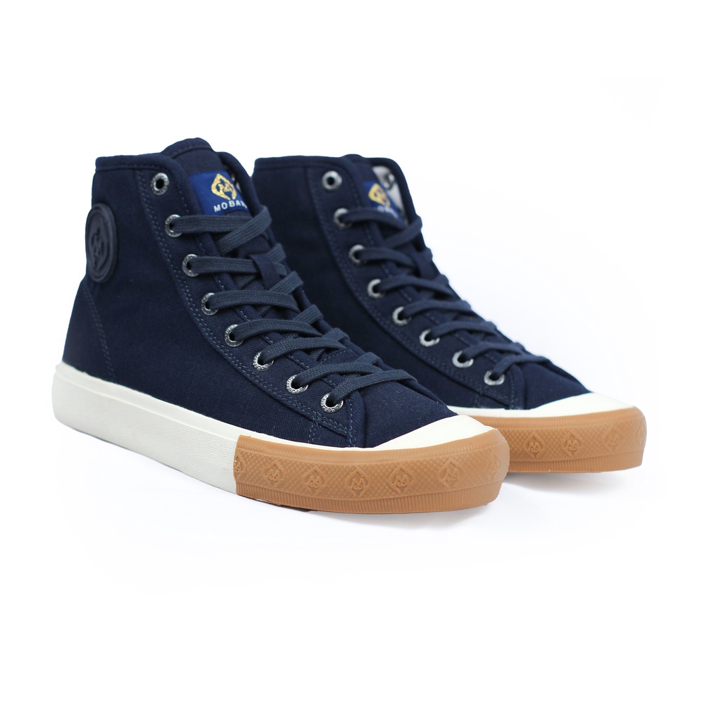 Jual Mobatic Passion Hi Navy | Sepatu Sneaker Pria Wanita | Shopee Indonesia