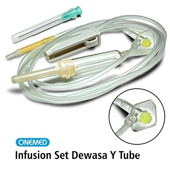 Jual Infus Set Dewasa Y Type OneMed box isi 50pcs | Shopee Indonesia