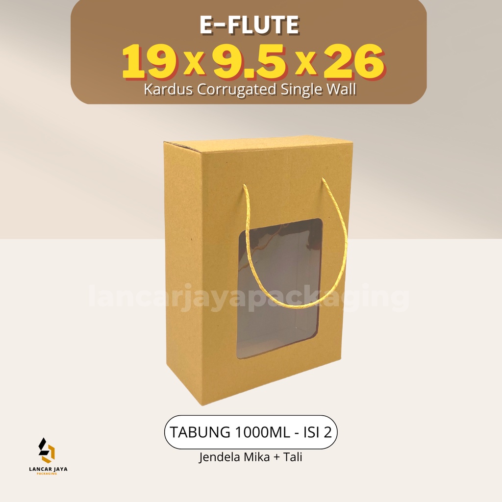 Jual E-Flute Tas Jinjing Kardus Dus Hampers Toples 2 Tabung 1000 1300 ...