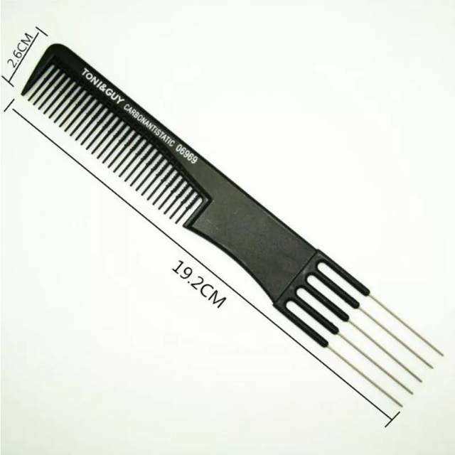 Jual Sisir Rambut Salon Barbershop Toni & Guy Model Garpu 06969 ...