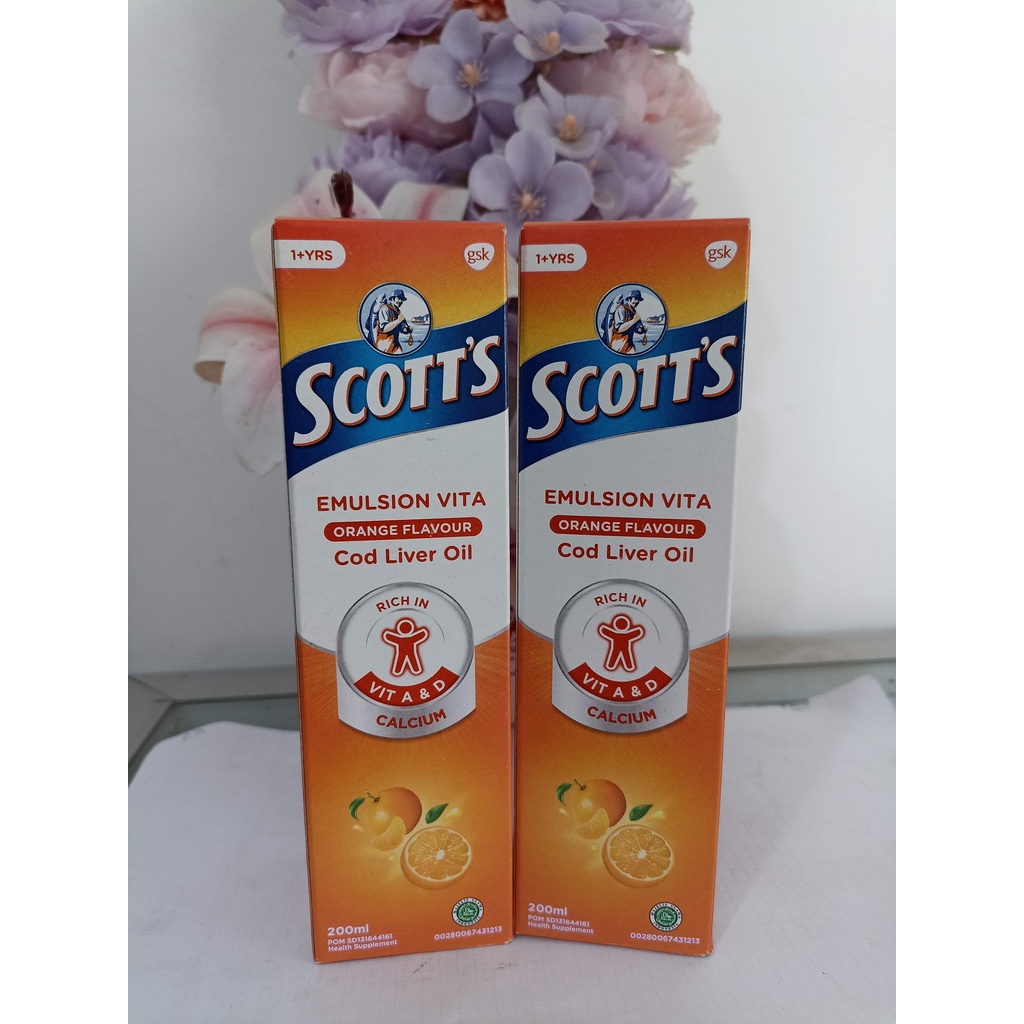Jual Scott's Emulsion Vita Sirup 200 ml | Shopee Indonesia